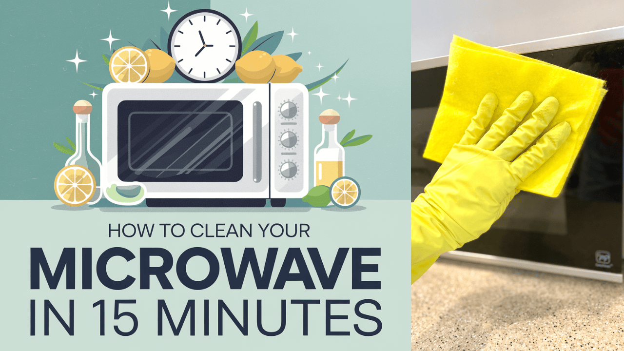 Ultimate Guide: How to Deep Clean Your Microwave in 15 Minutes [Natural ...