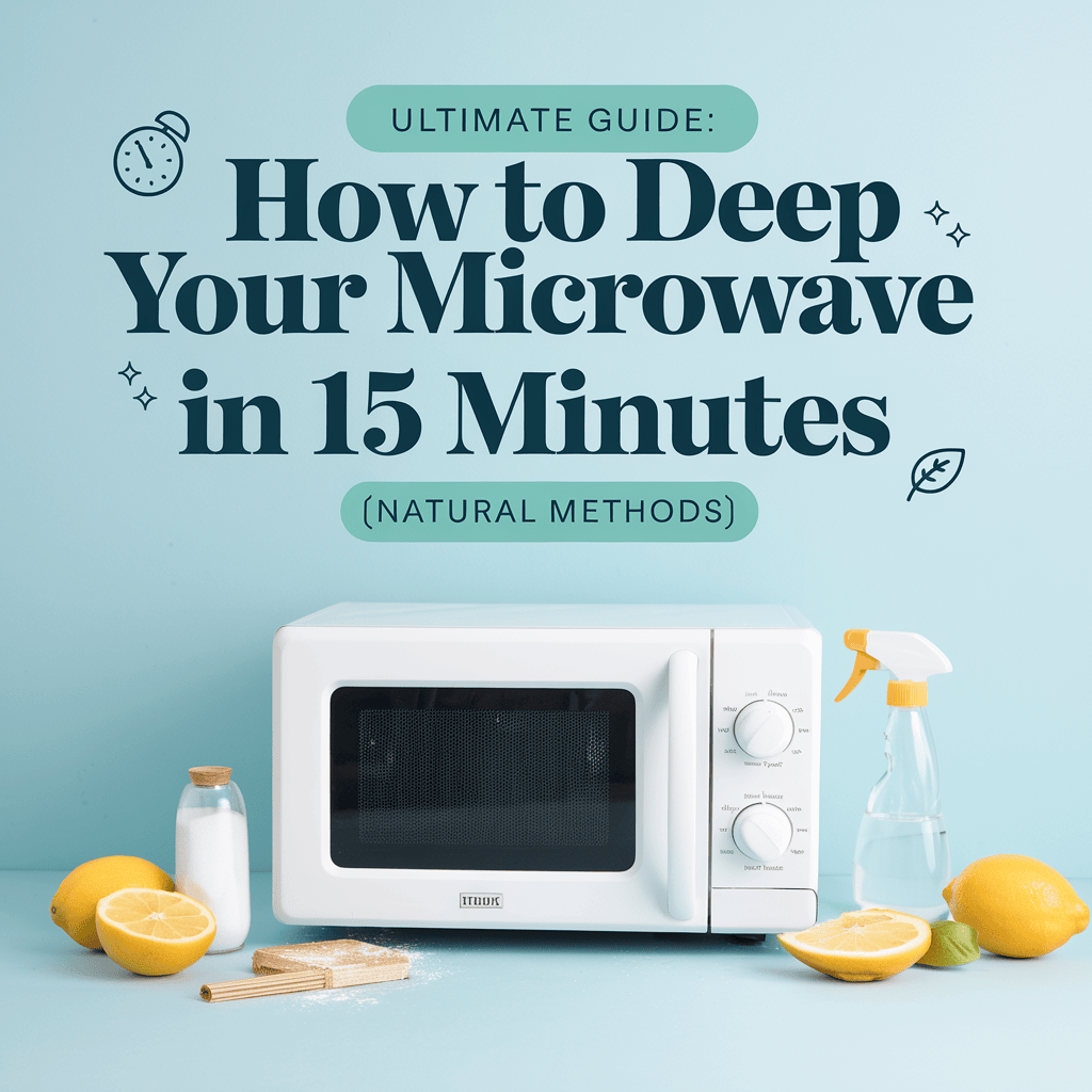 Ultimate Guide: How to Deep Clean Your Microwave in 15 Minutes [Natural ...